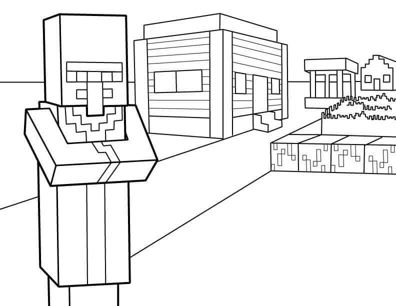 Kolorowanka Wie niak W Minecraft Pobierz Wydrukuj Lub Pokoloruj Kolorowanka Wie niak W Minecraft Pobierz Wydrukuj Lub Pokoloruj
